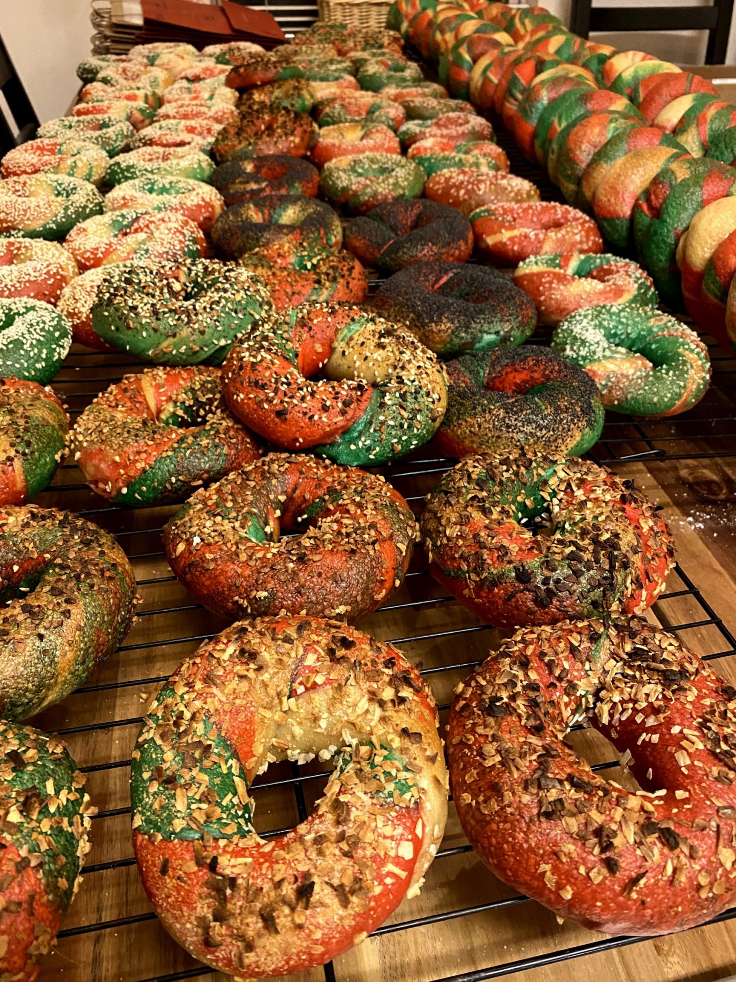 TIE DYE BAGELS – BagelGram NC!!!